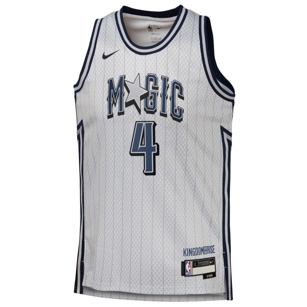 Orlando Magic Nike City Edition Swingman Jersey 2024 - Silver - Jalen ...