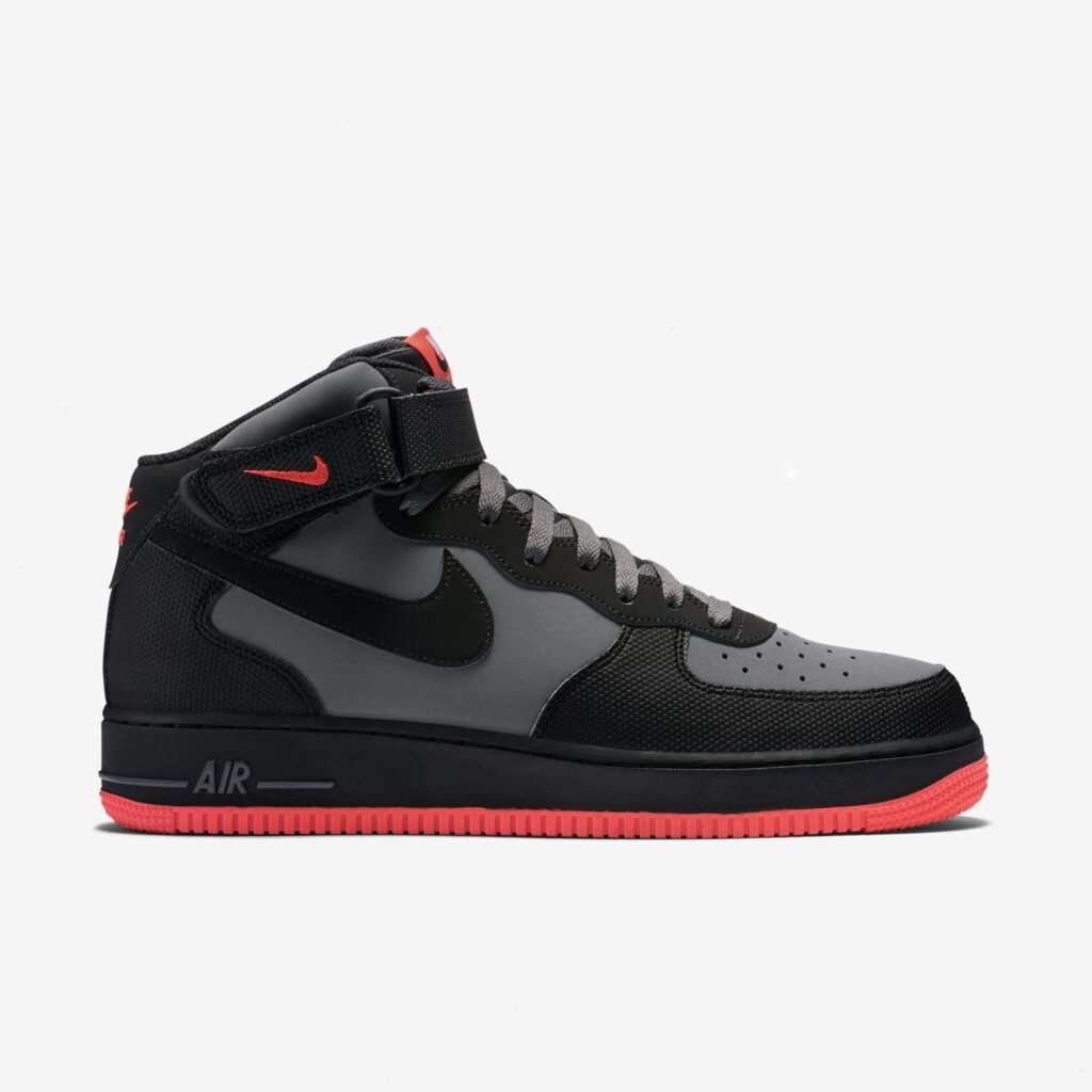 Air Force 1 Mid '07 'Dark Grey Crimson' - GooSneaker