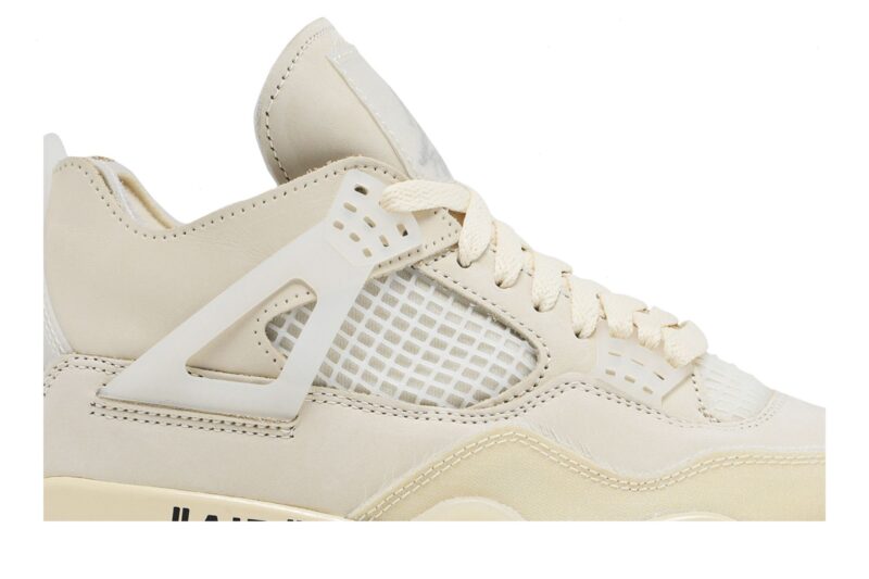 Off-White x Wmns Air Jordan 4 Retro SP 'Sail' - GooSneaker